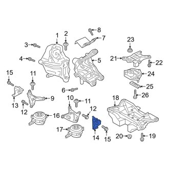 Audi Q8 Replacement Motor Mounts — CARiD.com