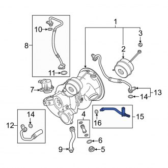 Audi A7 Turbo & Supercharger Lines, Hoses, Fittings — CARiD.com