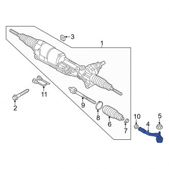 Audi e-tron Steering Arms, Tie Rods & Links — CARiD.com