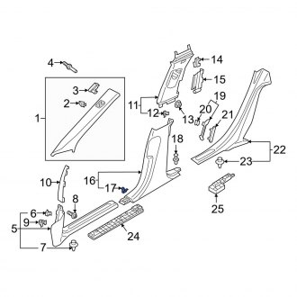 Audi Q7 Interior Brackets & Hardware | CARiD
