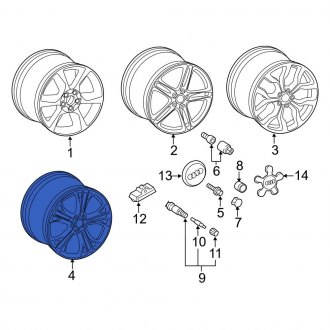Audi OEM Wheels | Original Steel & Alloy Wheels — CARiD.com