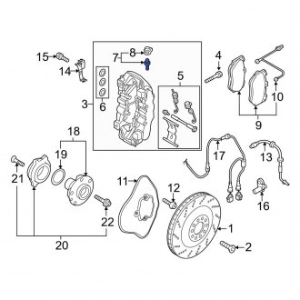 Audi e-tron GT OEM Brake Parts - Pads, Bleeders, Rotors | CARiD