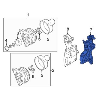 Audi A3 Battery Trays, Alternator Brackets, Mounts — CARiD.com