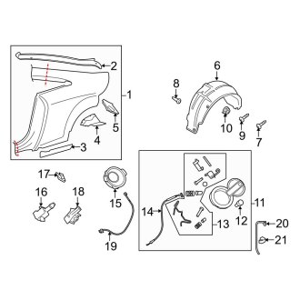 2015 Audi TT OEM Quarter Panels & Parts — CARiD.com