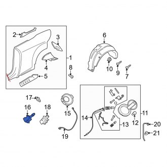 Audi OE™ Quarter Panels - CARiD.com
