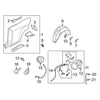 Audi A5 OEM Quarter Panels & Parts | Rear & Front — CARiD.com