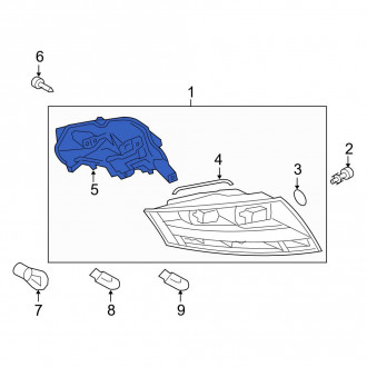 Audi TT OEM Tail Lights | LED, Fiber Optic — CARiD.com
