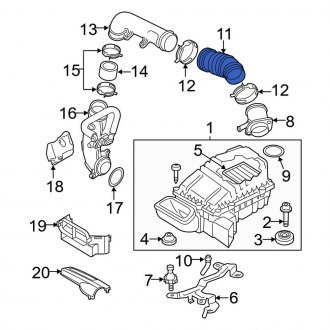 Audi OEM Engine & Components | Air Intake & A/C Parts — CARiD.com