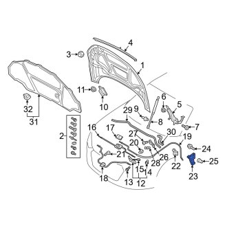 Audi Q3 OEM Body Hoods | Carbon Fiber, Fiberglass — CARiD.com