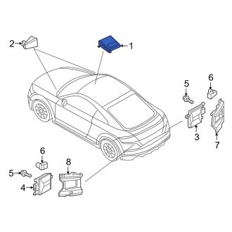 Audi TT 360º Vision Systems | 4 Camera Surround View – CARiD.com