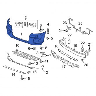 Audi Q3 OEM Bumpers | Genuine Front & Rear Bumpers — CARiD.com