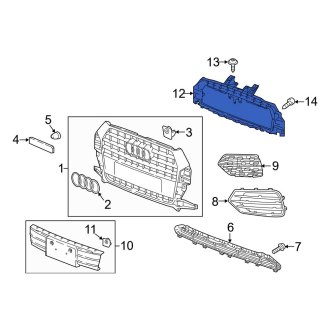 Audi Q3 Grille Brackets & Hardware — CARiD.com