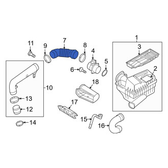 Audi Q3 OEM Air Intake Parts | Filters, Manifolds — CARiD.com