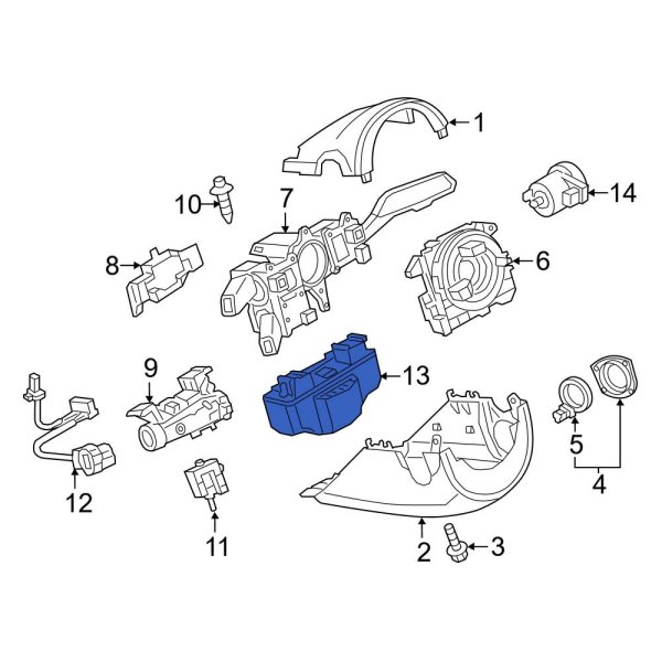 Audi OE 5K0905861D - Ignition Immobilizer Module