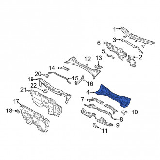 Audi Q3 Cowl Panels & Parts | Vent Grills — CARiD.com