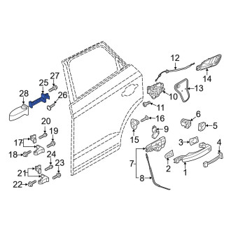 Audi Q3 Door Hinges, Pin & Bushing Kits – CARiD.com