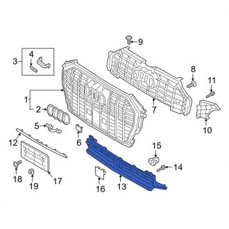 Audi Q3 Replacement Grilles | Moldings, Brackets - CARiD.com