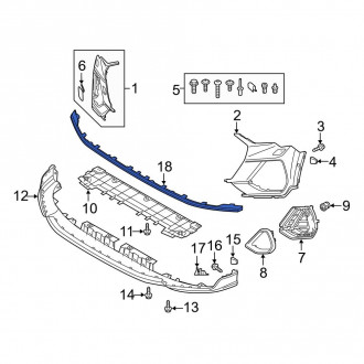 Audi Q3 Replacement Bumper Moldings & Trim — CARiD.com