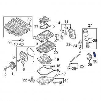 Audi A7 OEM Engine Parts | Rebuild Kits, Pistons — CARiD.com