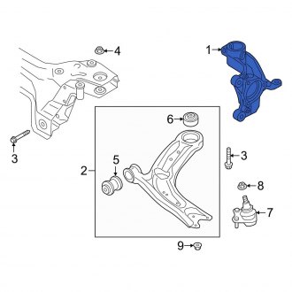 Audi Steering Knuckles, Spindles & Parts | Assemblies, Bolts — CARiD.com