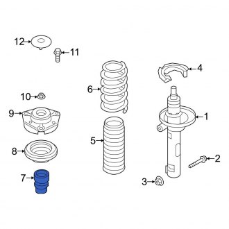 Audi Q3 OEM Suspension Parts | Shocks, Struts — CARiD.com