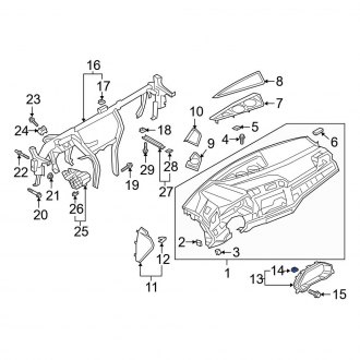 Audi Q4 e-tron Interior Brackets & Hardware — CARiD.com