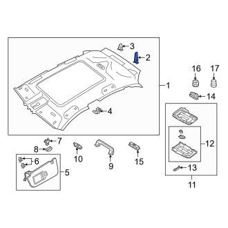 Audi e-tron Interior Brackets & Hardware — CARiD.com
