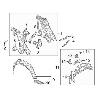 2021 Audi Q3 OEM Quarter Panels & Parts — CARiD.com