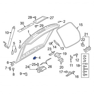 Audi Q4 e-tron OEM Trunks & Parts | Lids, Rear Panels — CARiD.com