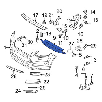 Audi Q7 Replacement Bumper Spoilers & Valances — CARiD.com