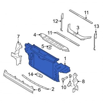 Audi Q7 Radiator Supports — CARiD.com