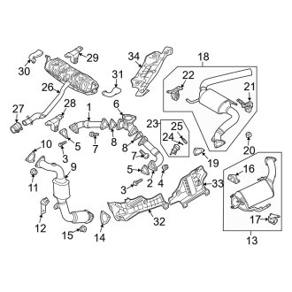 2009 Audi Q7 OEM Exhaust Parts - Systems, Tips | CARiD