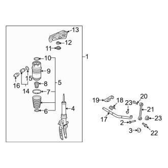 Audi Q7 OEM Suspension Parts | Shocks, Struts — CARiD.com