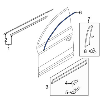Audi Q7 Custom Body Side Moldings – CARiD.com