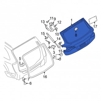 Audi Q7 Replacement Trunk Lids — CARiD.com