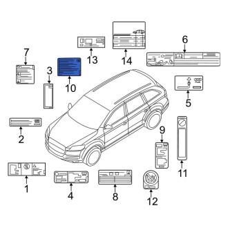 Audi Q7 OEM Electrical Parts | Sensors, Switches — CARiD.com