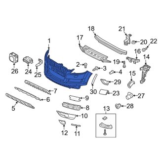 Audi Q7 Replacement Front Bumpers & Components — CARiD.com