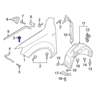 Audi Q7 OEM Fenders | Factory Front & Rear Fenders — CARiD.com