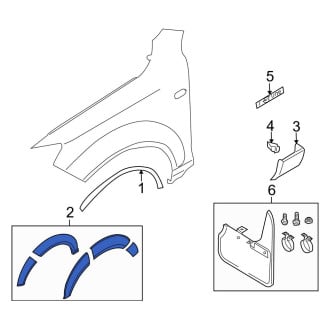 Audi Q7 Replacement Fender Moldings & Trim — CARiD.com