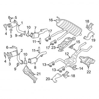 2013 Audi Q7 OEM Exhaust Parts | Systems, Tips — CARiD.com