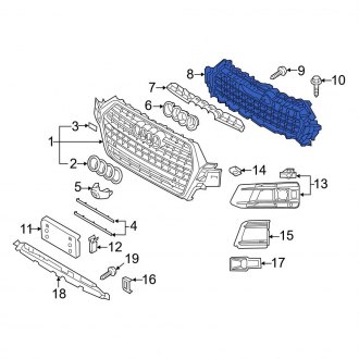 Audi Q7 Grille Brackets & Hardware — CARiD.com