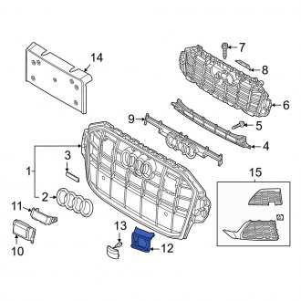 Audi Grille Frames, Shells & Moldings — CARiD.com