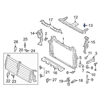 Audi e-tron Header Panel Brackets & Hardware — CARiD.com