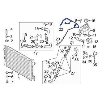 Audi Q7 Coolant Overflow Tanks — CARiD.com