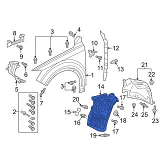 Audi Q7 OEM Fenders | Factory Front & Rear Fenders — CARiD.com