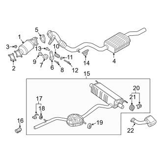 2017 Audi Q7 OEM Exhaust Parts - Systems, Tips | CARiD
