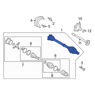 Audi Q7 OEM Driveline & Axle Parts | Hubs, CV-Joints — CARiD.com