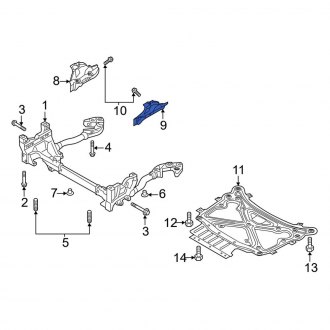 Audi Q7 Underbody Covers | Splash Shields — CARiD.com