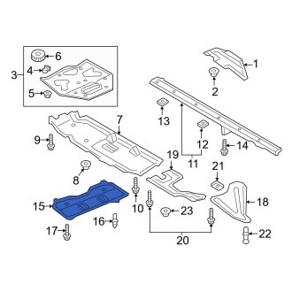 Audi Q7 Underbody Covers | Splash Shields — CARiD.com
