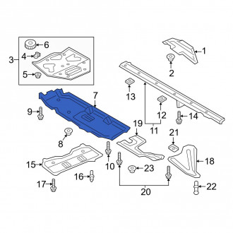 Audi Q7 Underbody Covers | Splash Shields — CARiD.com